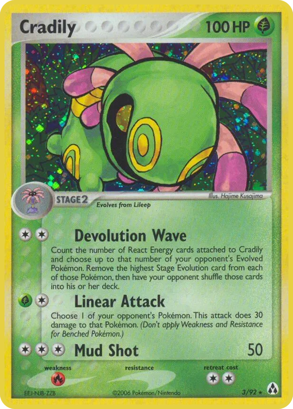 Cradily (Legend Maker TCG) - WikiDex, la enciclopedia Pokémon