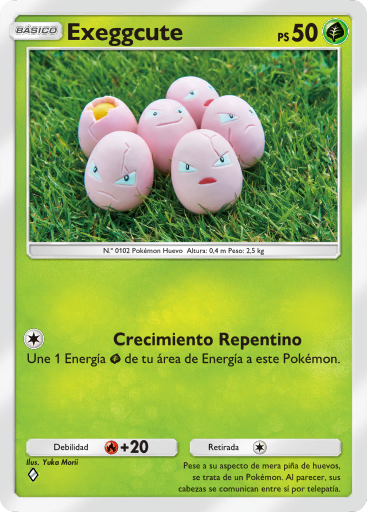 Exeggcute (La Isla Singular TCG Pocket) - WikiDex, la enciclopedia Pokémon