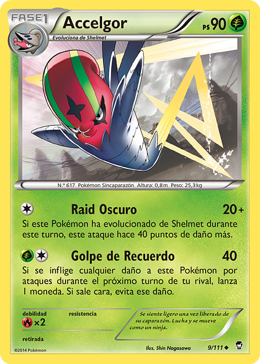 Accelgor (Puños Furiosos TCG) - WikiDex, la enciclopedia Pokémon
