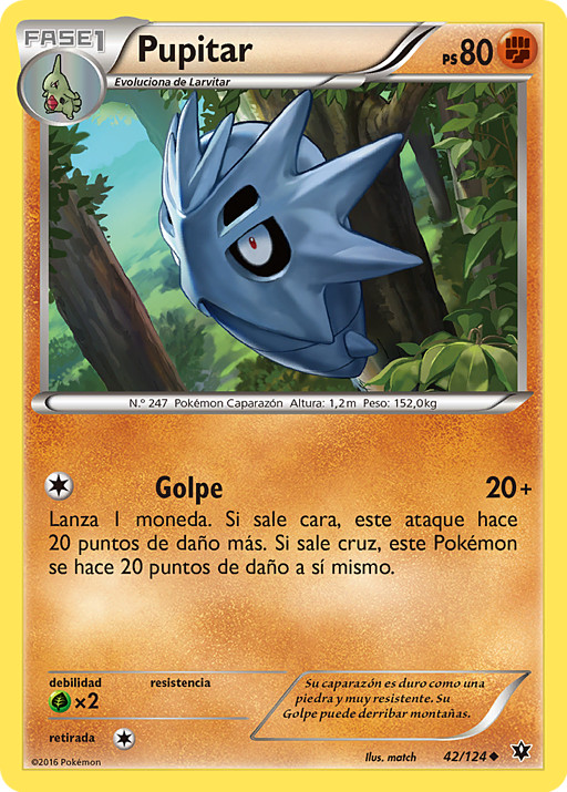 Pupitar (Destinos Enfrentados TCG) - WikiDex, la enciclopedia Pokémon