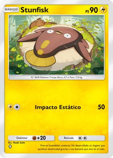 Stunfisk (Manantial Oculto TCG Pocket) - WikiDex, la enciclopedia Pokémon