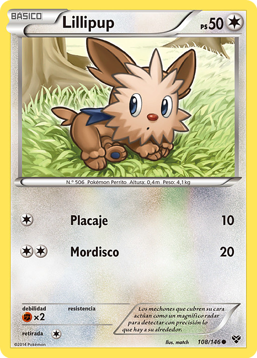 Lillipup (XY TCG) - WikiDex, la enciclopedia Pokémon