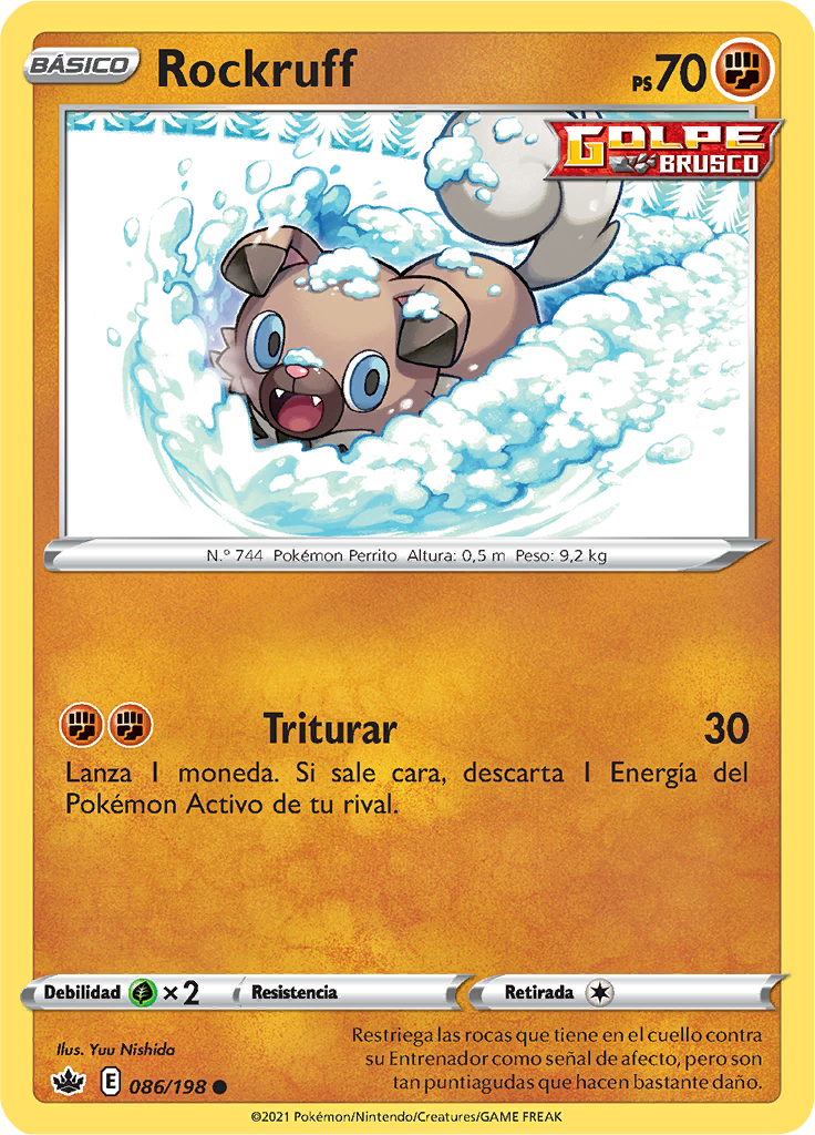 Rockruff (Reinado Escalofriante TCG) - WikiDex, la enciclopedia Pokémon