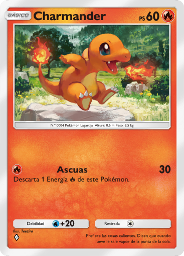 Charmander (Genes Formidables TCG Pocket) - WikiDex, la enciclopedia ...