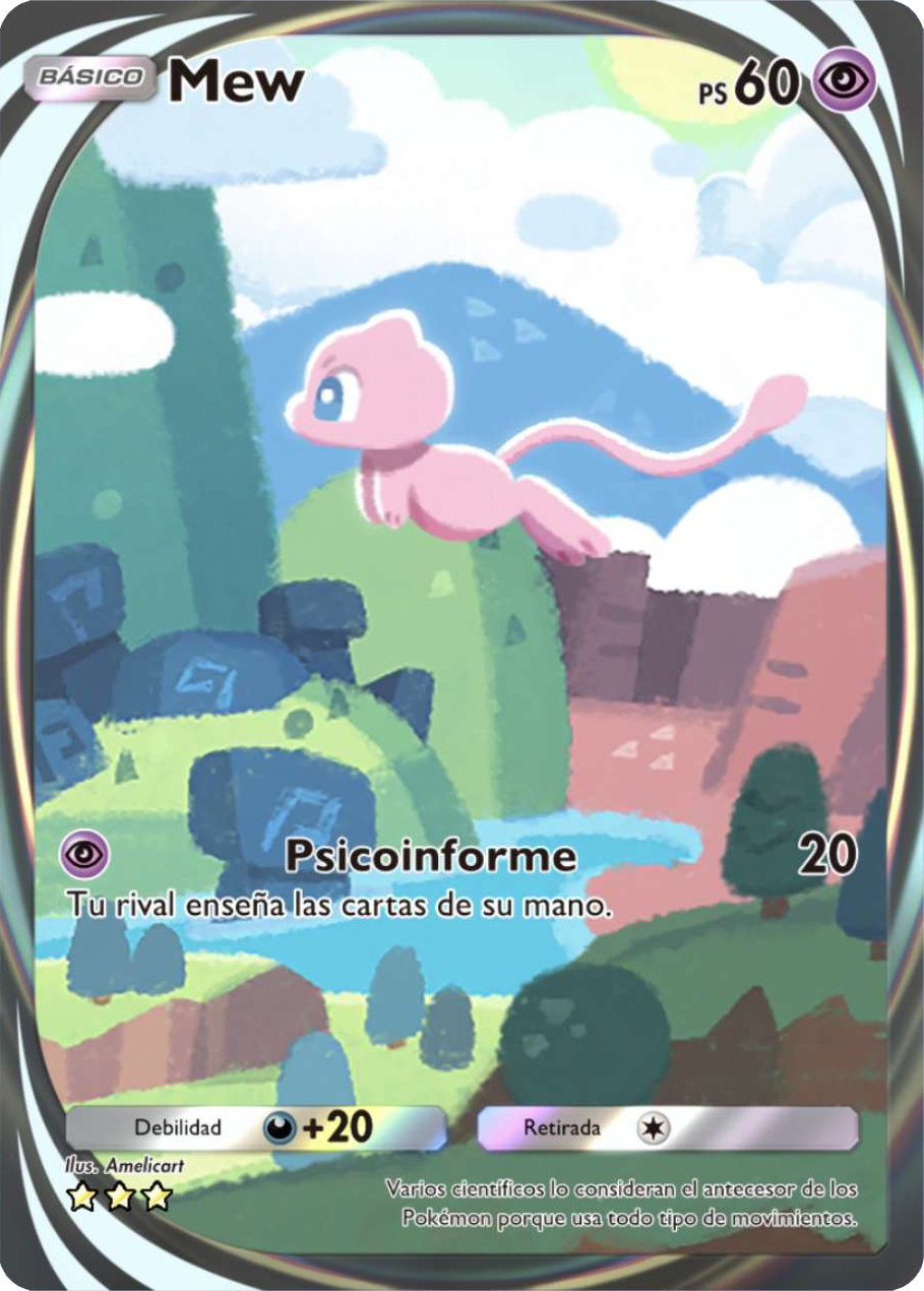 Mew (Genes Formidables TCG Pocket) - WikiDex, la enciclopedia Pokémon