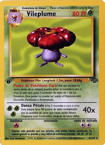 Vileplume (Jungla TCG) - WikiDex, la enciclopedia Pokémon