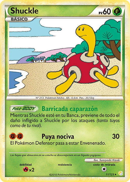 Shuckle (HeartGold & SoulSilver TCG) - WikiDex, la enciclopedia Pokémon