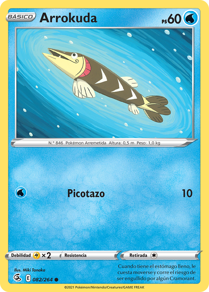 Arrokuda (Golpe Fusión TCG) - WikiDex, la enciclopedia Pokémon