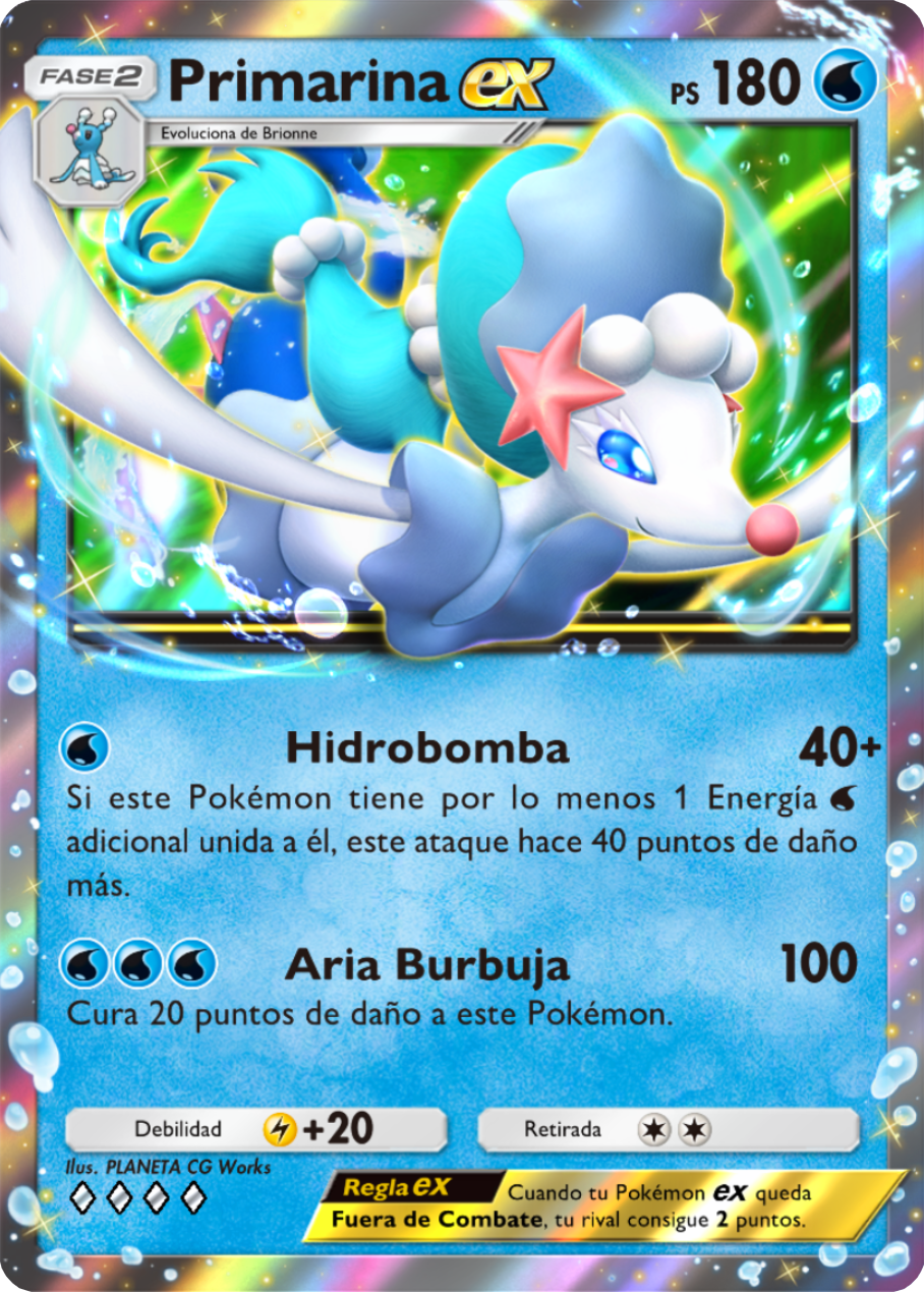 Primarina ex (Arboleda de Eevee TCG Pocket) - WikiDex, la enciclopedia ...