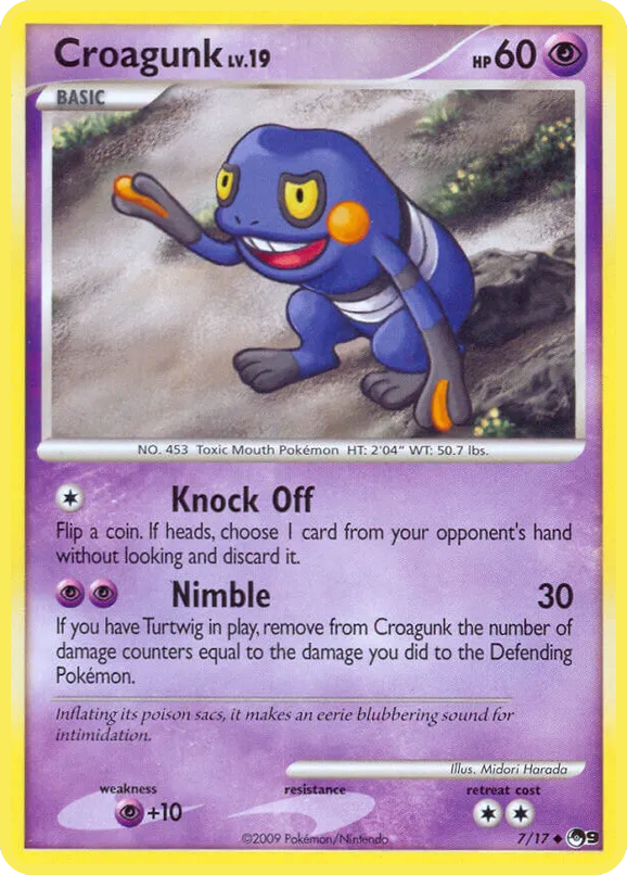 Croagunk (POP Series 9 TCG) - WikiDex, la enciclopedia Pokémon