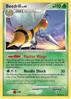Archivo:Beedrill (Rising Rivals TCG).png - WikiDex, la enciclopedia Pokémon