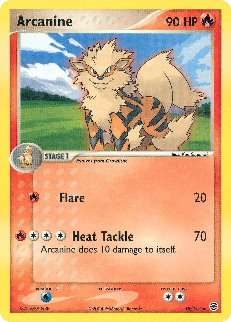 Arcanine (FireRed & LeafGreen TCG) - WikiDex, la enciclopedia Pokémon