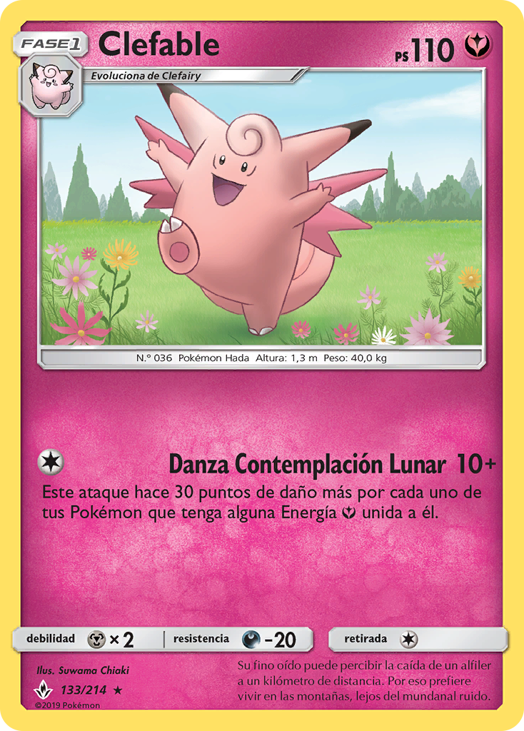 Clefable (Vínculos Indestructibles TCG) - WikiDex, la enciclopedia Pokémon