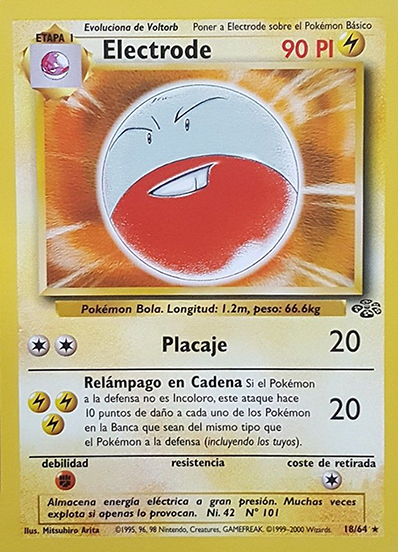 Electrode (Jungla TCG) - WikiDex, la enciclopedia Pokémon