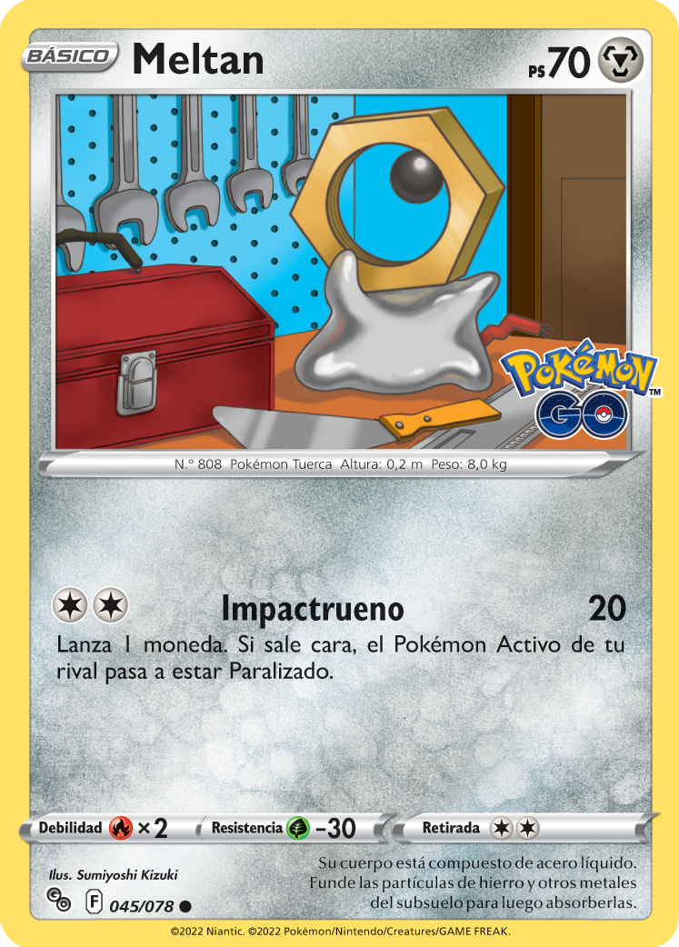 Meltan (Pokémon GO TCG) - WikiDex, la enciclopedia Pokémon