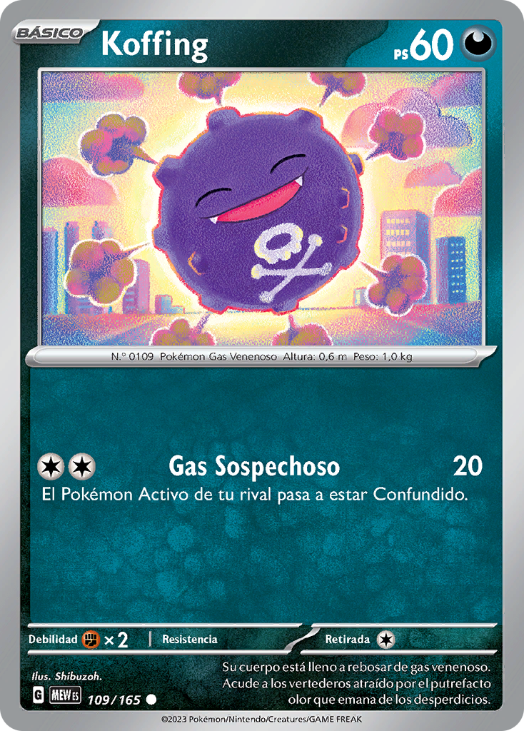 Koffing (151 TCG) - WikiDex, la enciclopedia Pokémon