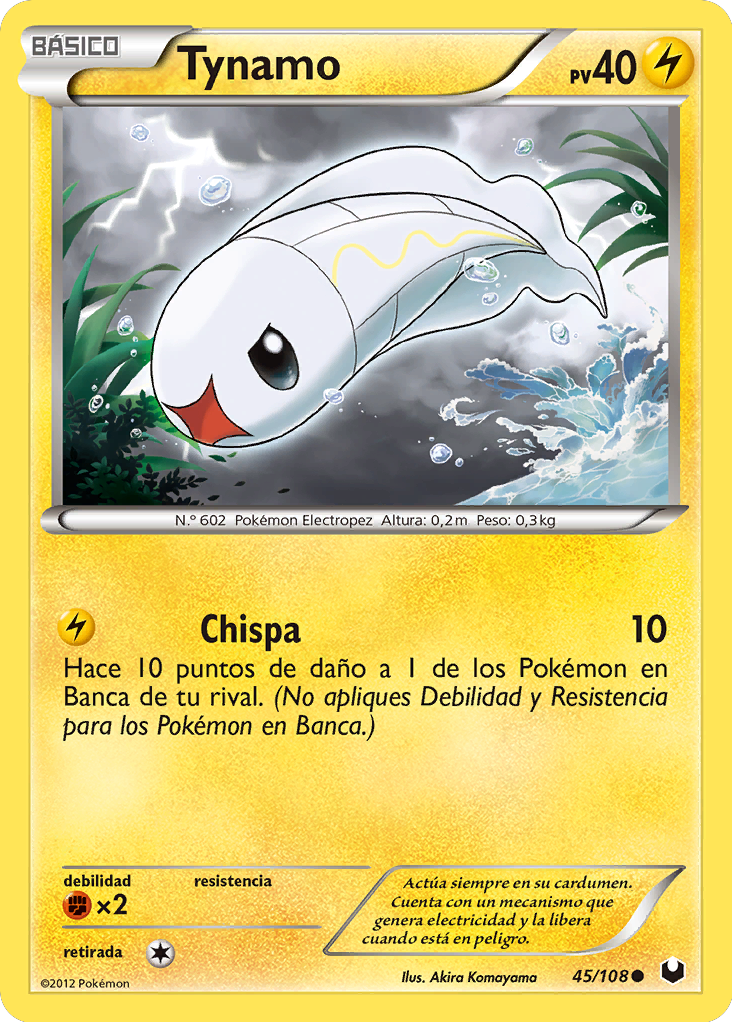 Tynamo (Oscuros Exploradores 45 TCG) - WikiDex, la enciclopedia Pokémon