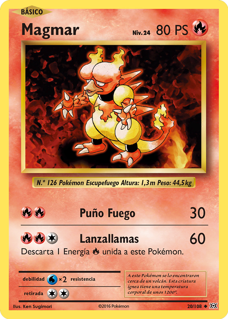 Magmar (Evoluciones TCG) - WikiDex, la enciclopedia Pokémon