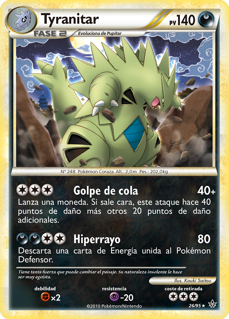 Tyranitar (Liberados 26 TCG) - WikiDex, la enciclopedia Pokémon