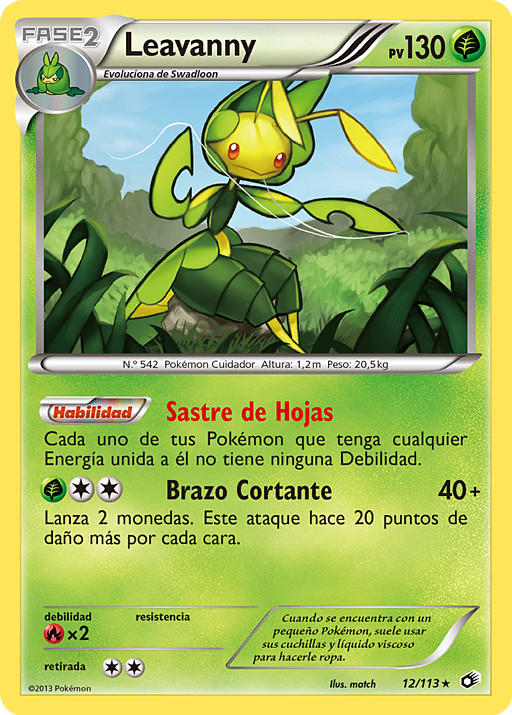 Archivo:Leavanny (Tesoros Legendarios TCG).jpg - WikiDex, la ...