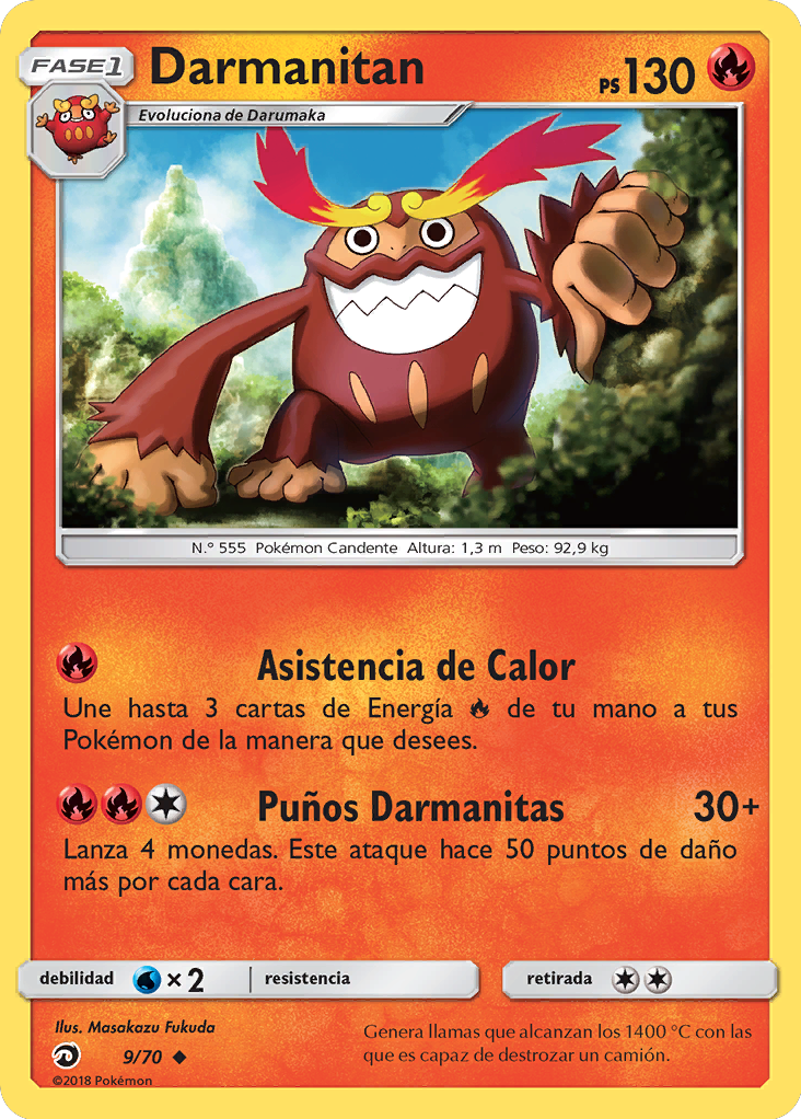Darmanitan (Majestad de Dragones TCG) - WikiDex, la enciclopedia Pokémon