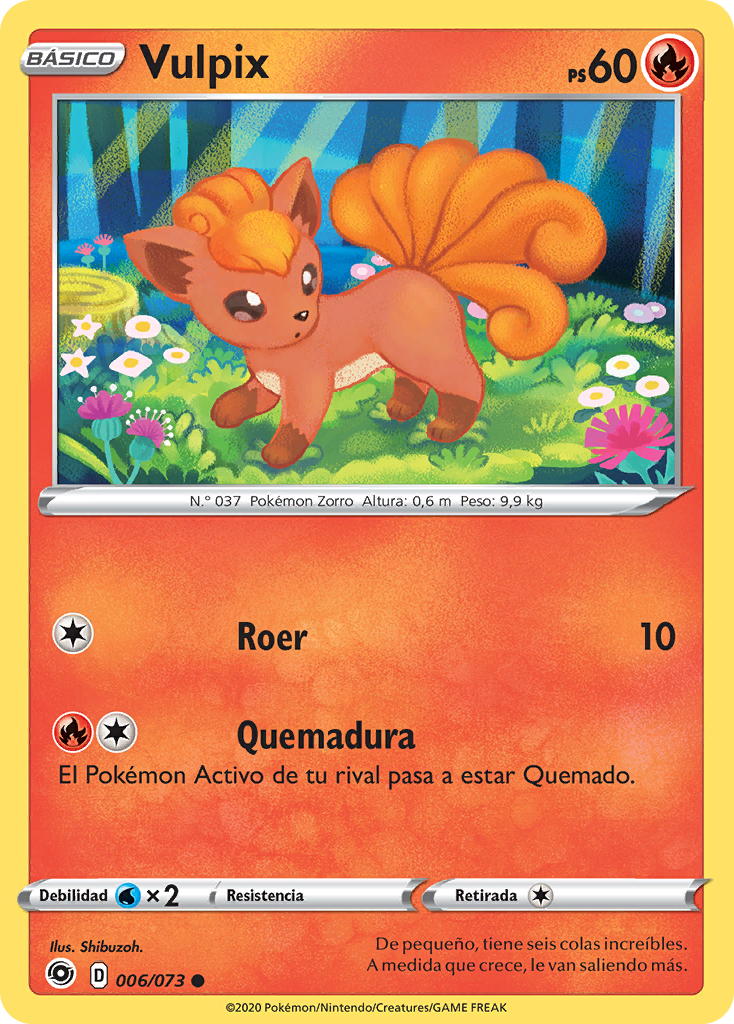 Vulpix (Camino de Campeones TCG) - WikiDex, la enciclopedia Pokémon