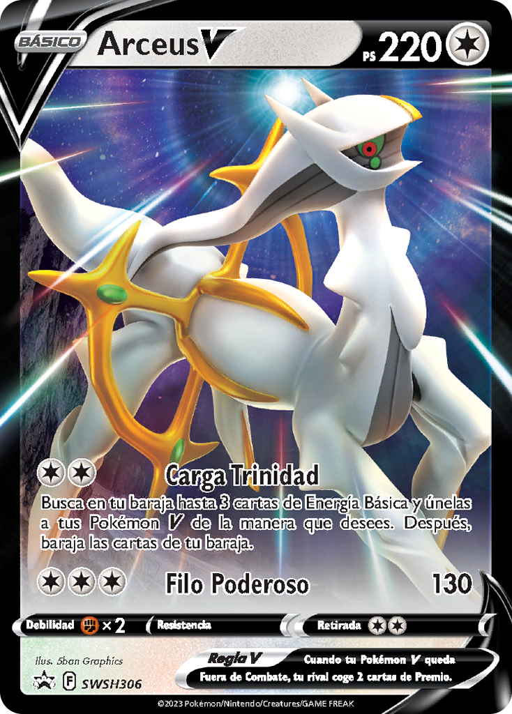 Arceus V (Astros Brillantes TCG) - WikiDex, la enciclopedia Pokémon