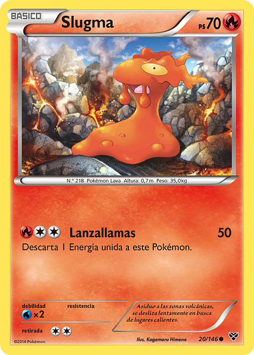 Slugma (XY TCG) - WikiDex, la enciclopedia Pokémon