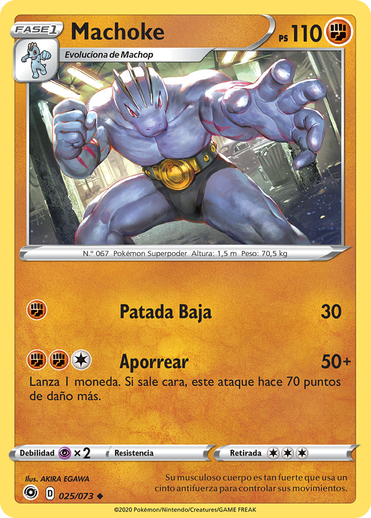 Machoke (Camino de Campeones TCG) - WikiDex, la enciclopedia Pokémon