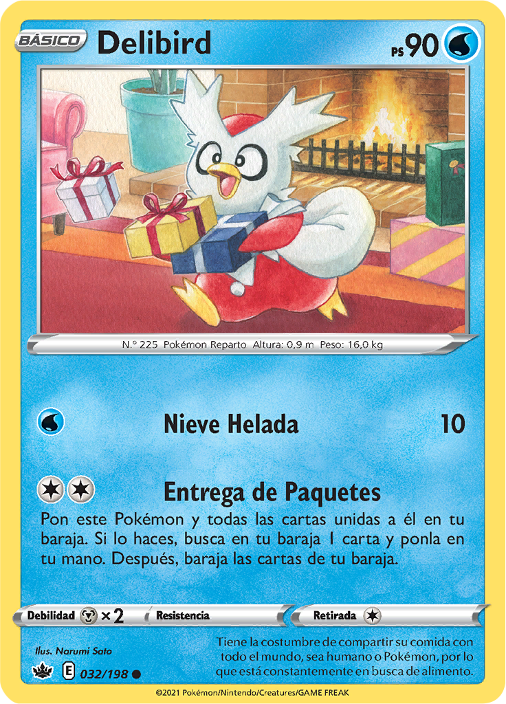 Delibird (Reinado Escalofriante TCG) - WikiDex, la enciclopedia Pokémon