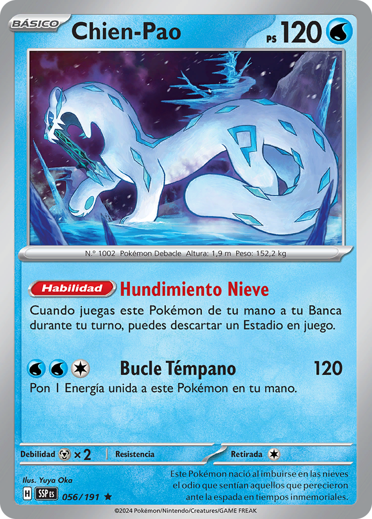 Chien-Pao (Chispas Fulgurantes TCG) - WikiDex, la enciclopedia Pokémon