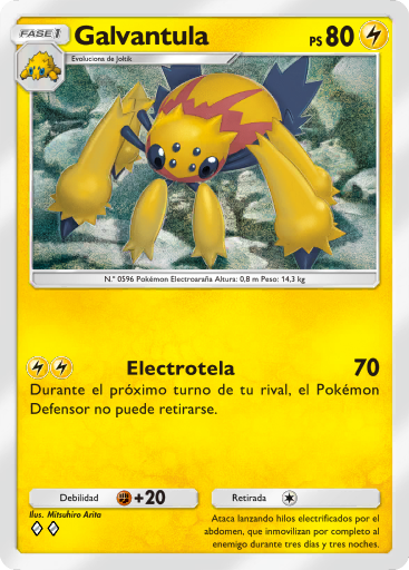 Galvantula (La Isla Singular TCG Pocket) - WikiDex, la enciclopedia Pokémon
