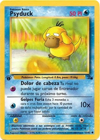 Psyduck (Fósil TCG) - WikiDex, la enciclopedia Pokémon