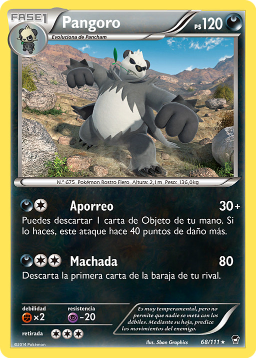Pangoro (Puños Furiosos TCG) - WikiDex, la enciclopedia Pokémon
