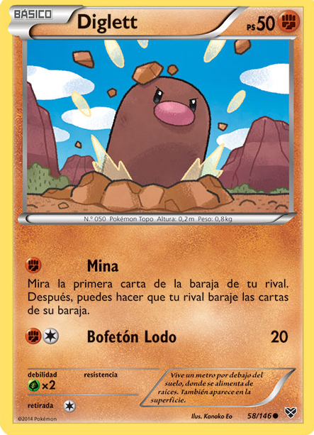 Diglett (XY TCG) - WikiDex, la enciclopedia Pokémon