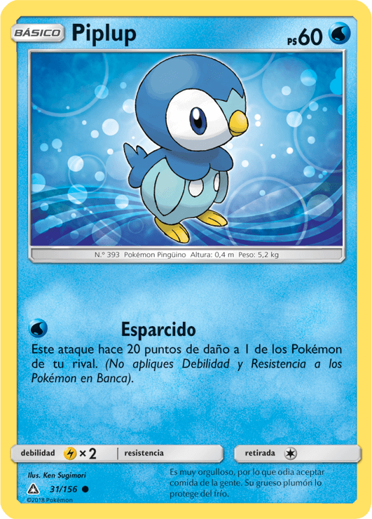 Piplup (Ultraprisma 31 TCG) - WikiDex, la enciclopedia Pokémon