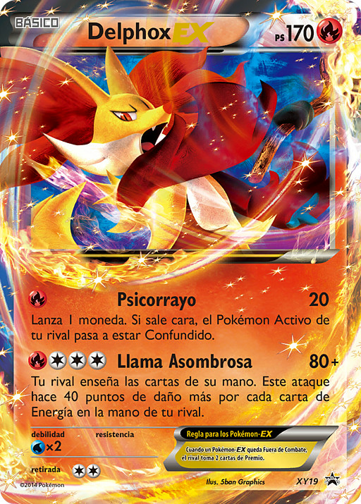 Delphox-EX (XY Promo 19 TCG) - WikiDex, la enciclopedia Pokémon