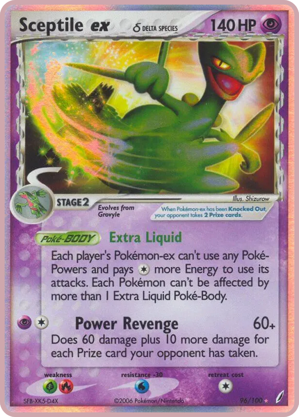 Sceptile-ex δ (Crystal Guardians TCG) - WikiDex, la enciclopedia Pokémon