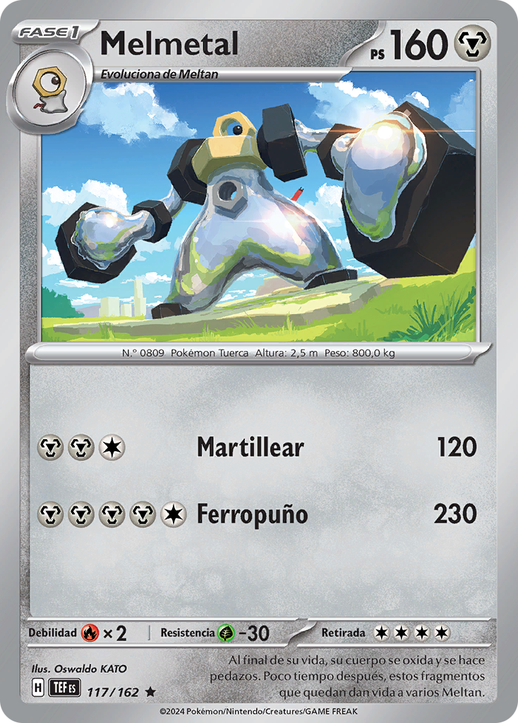 Melmetal (Fuerzas Temporales TCG) - WikiDex, la enciclopedia Pokémon