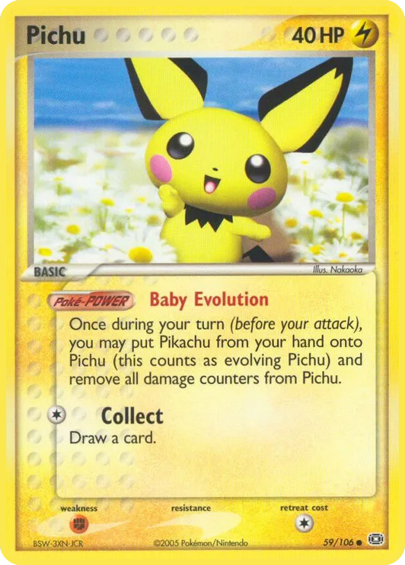 Pichu (Emerald TCG) - WikiDex, la enciclopedia Pokémon