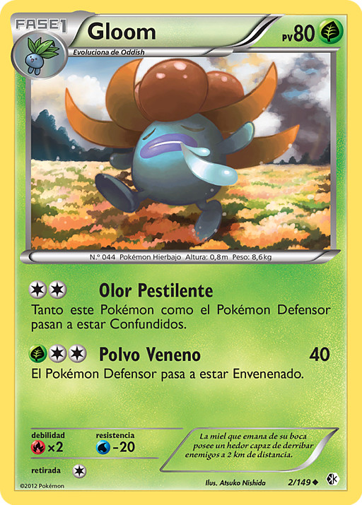 Gloom (Fronteras Cruzadas TCG) - WikiDex, la enciclopedia Pokémon