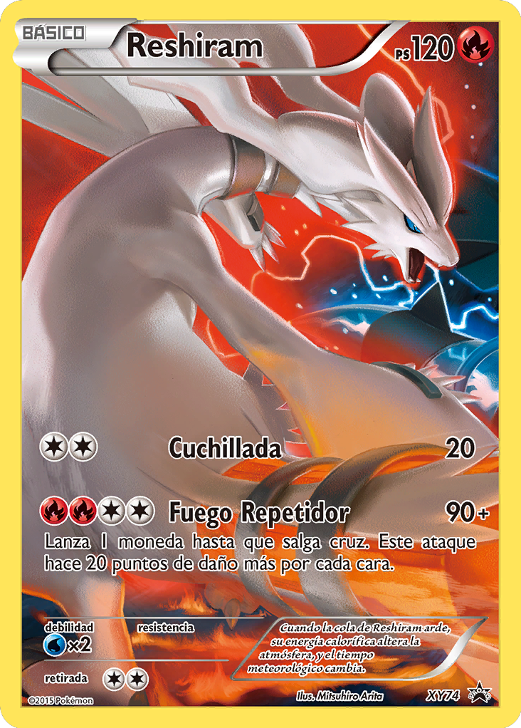 Reshiram (XY Promo 74 TCG) - WikiDex, la enciclopedia Pokémon