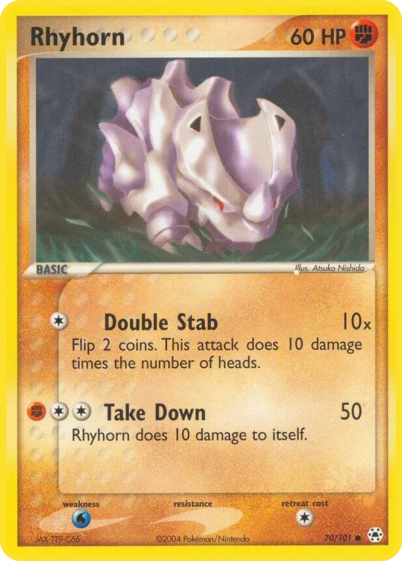 Rhyhorn (Hidden Legends TCG) - WikiDex, la enciclopedia Pokémon