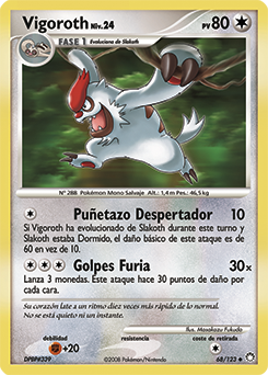 Vigoroth (Tesoros Misteriosos TCG) - WikiDex, la enciclopedia Pokémon