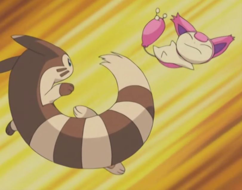 Archivo:EP329 Furret usando atizar.jpg - WikiDex, la enciclopedia Pokémon