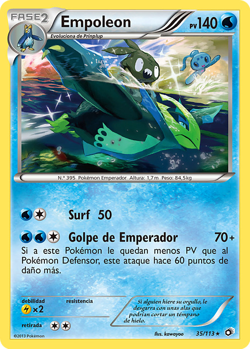 Empoleon (Tesoros Legendarios TCG) - WikiDex, la enciclopedia Pokémon