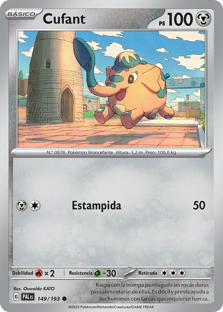 Cufant (Evoluciones en Paldea TCG) - WikiDex, la enciclopedia Pokémon
