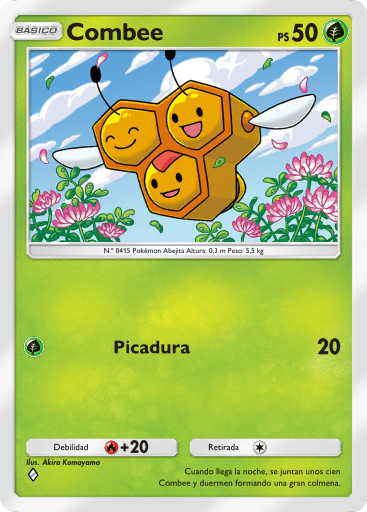 Combee (Luz Triunfal TCG Pocket) - WikiDex, la enciclopedia Pokémon