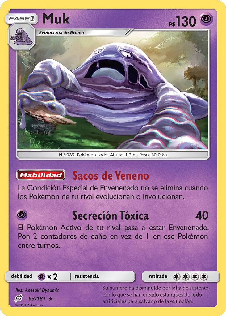 Muk (Unión de Aliados TCG) - WikiDex, la enciclopedia Pokémon