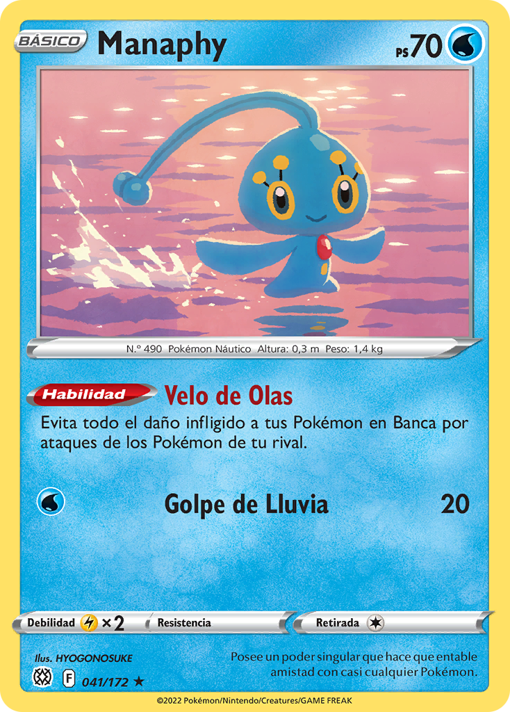 Manaphy (Astros Brillantes TCG) - WikiDex, la enciclopedia Pokémon